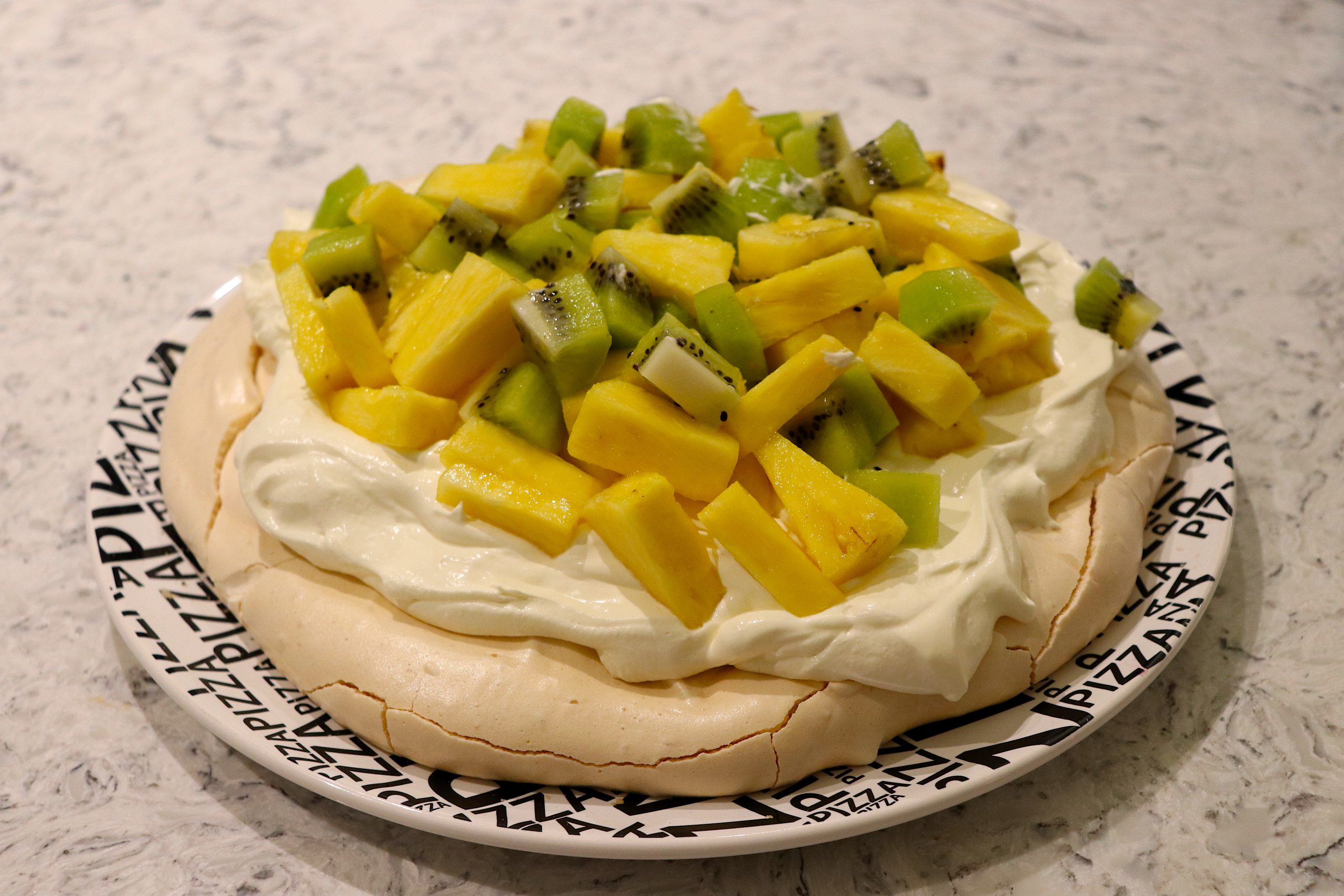 Tropical Pavlova - Kids Fruit