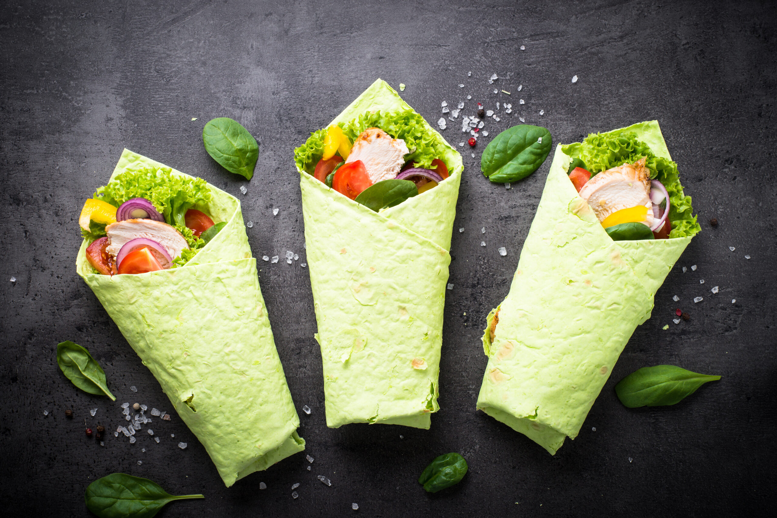 Spinach Wraps - Kids Fruit